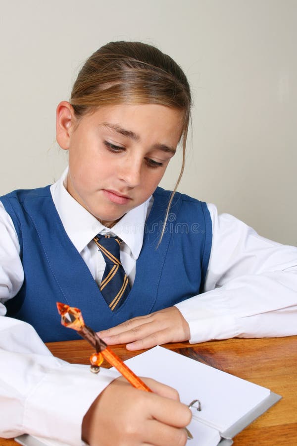 School Girl stock photo. Image of child, teenager, female - 5561636