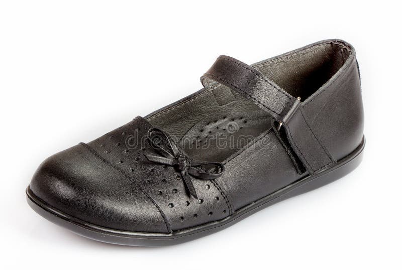 School Girl Black Shoe stock photo. Image of accessories - 77922504