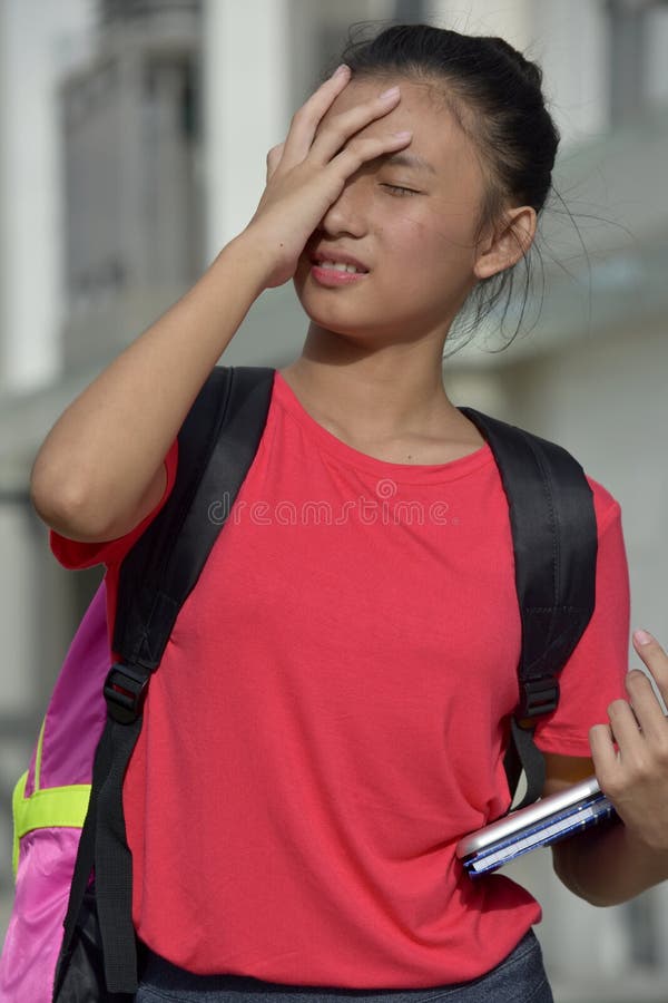 A School Girl and Memory Loss Stock Photo - Image of adorable, academy ...