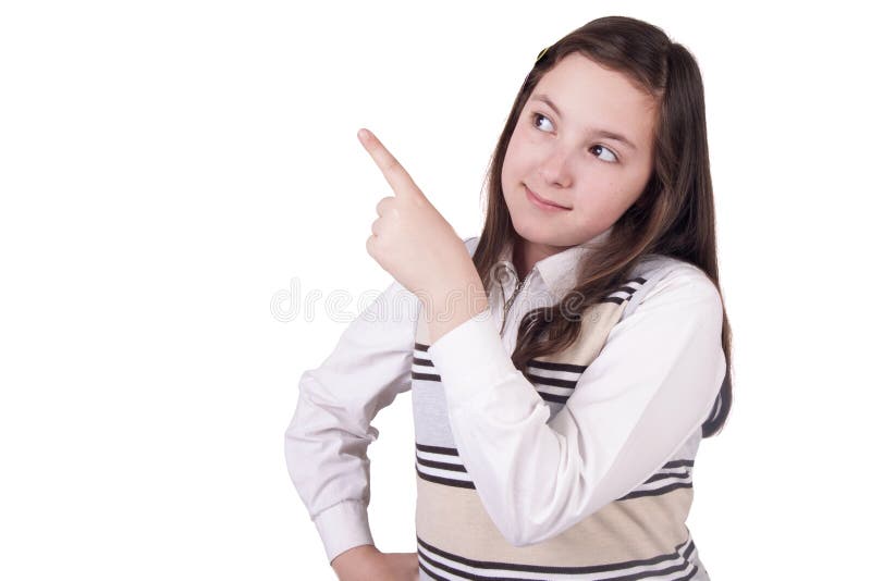 School girl pointing stock image. Image of people, portrait - 31710621 School girl pointing stock image. Image of people, portrait - 31710621