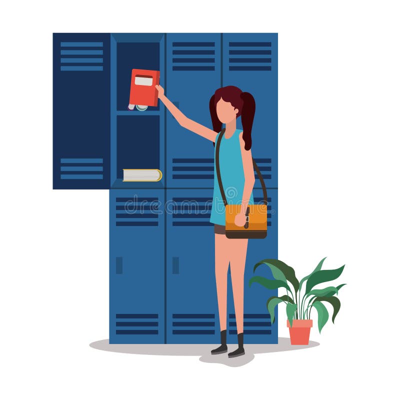 School Girl Student Vector Design Stock Vector - Illustration of ...