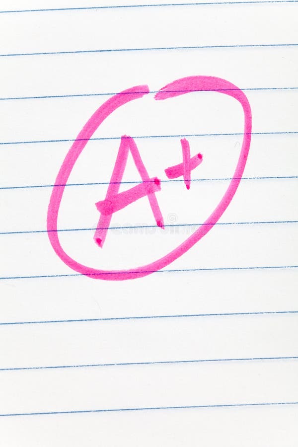 Failing Grade stock image. Image of report, wrinkled - 35610677