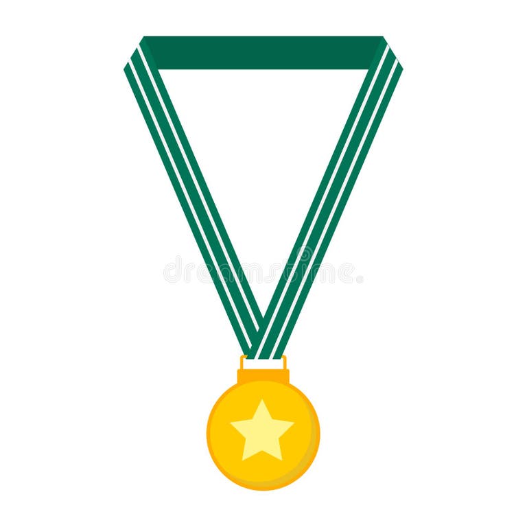 School Graduation Medal Illustration Stock Vector - Illustration of ...