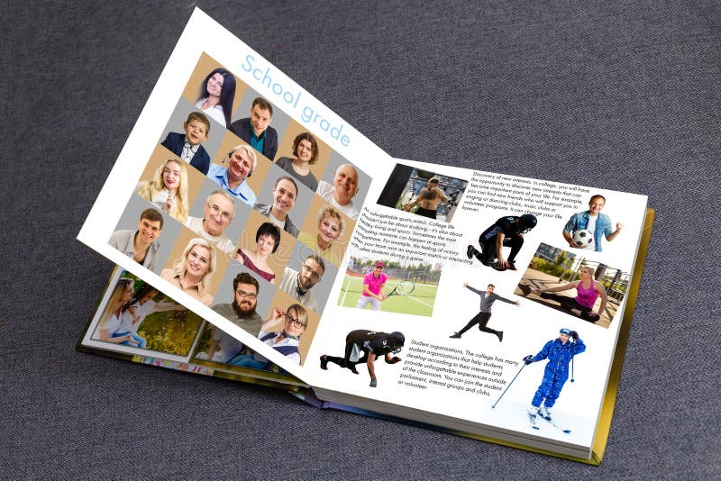 School Graduation Photo Album, Student Stock Photo - Image of sound ...