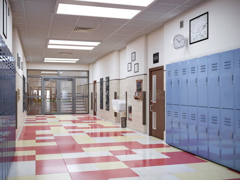 7,609 School Hallway Stock Photos - Free & Royalty-Free Stock Photos ...