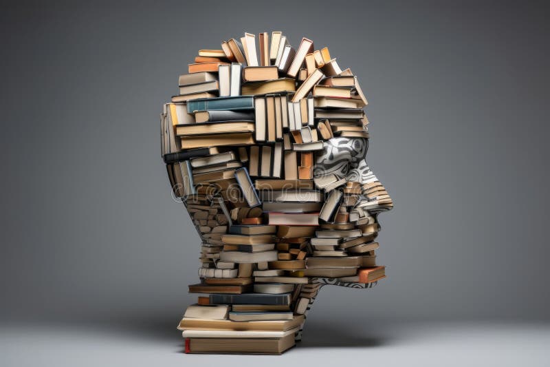 School Head Reading University Education Collection Concept Study ...