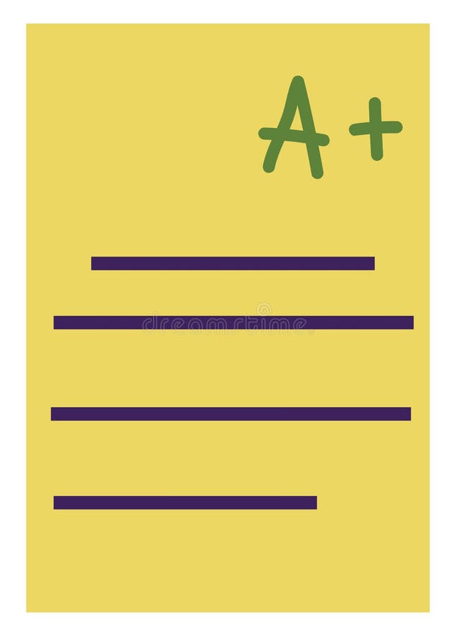 School homework, icon stock vector. Illustration of pupil - 261075905