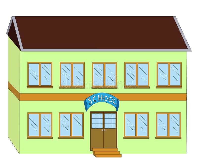 School illustration stock illustration. Illustration of background ...