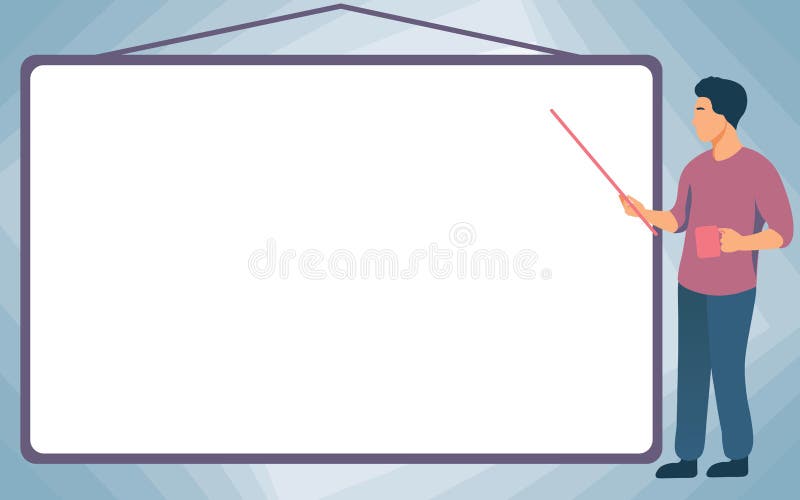 Professor Pointing Stick Stock Illustrations – 450 Professor Pointing ...