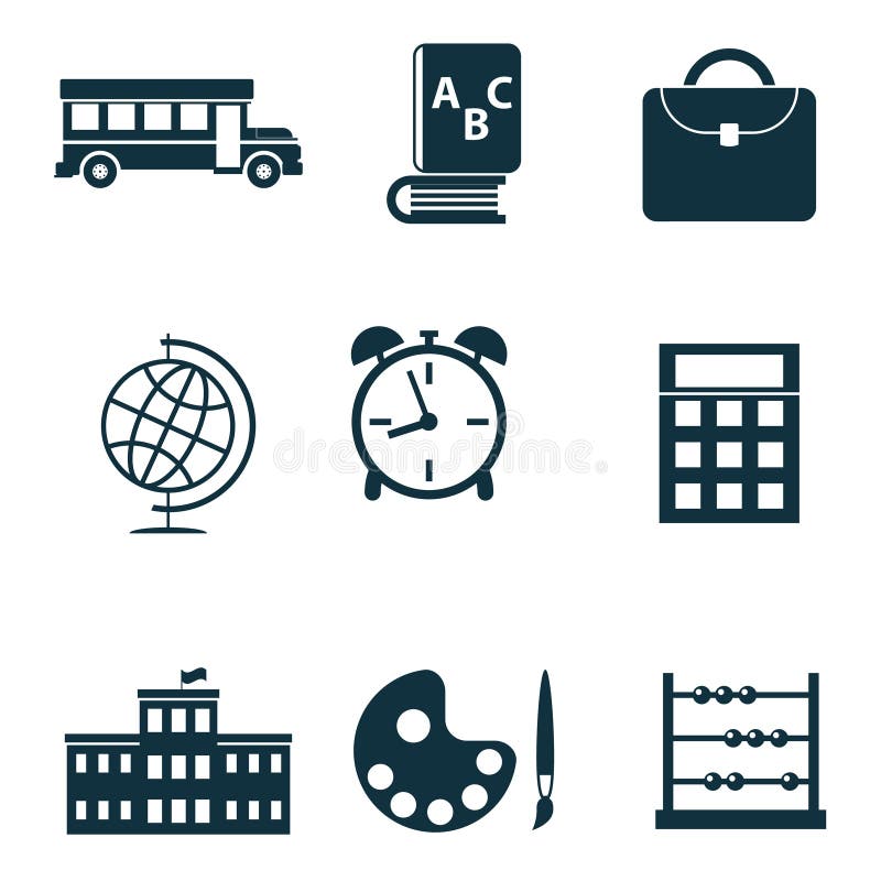 Isolated Icons Set Medical Care and Health Stock Vector - Illustration ...