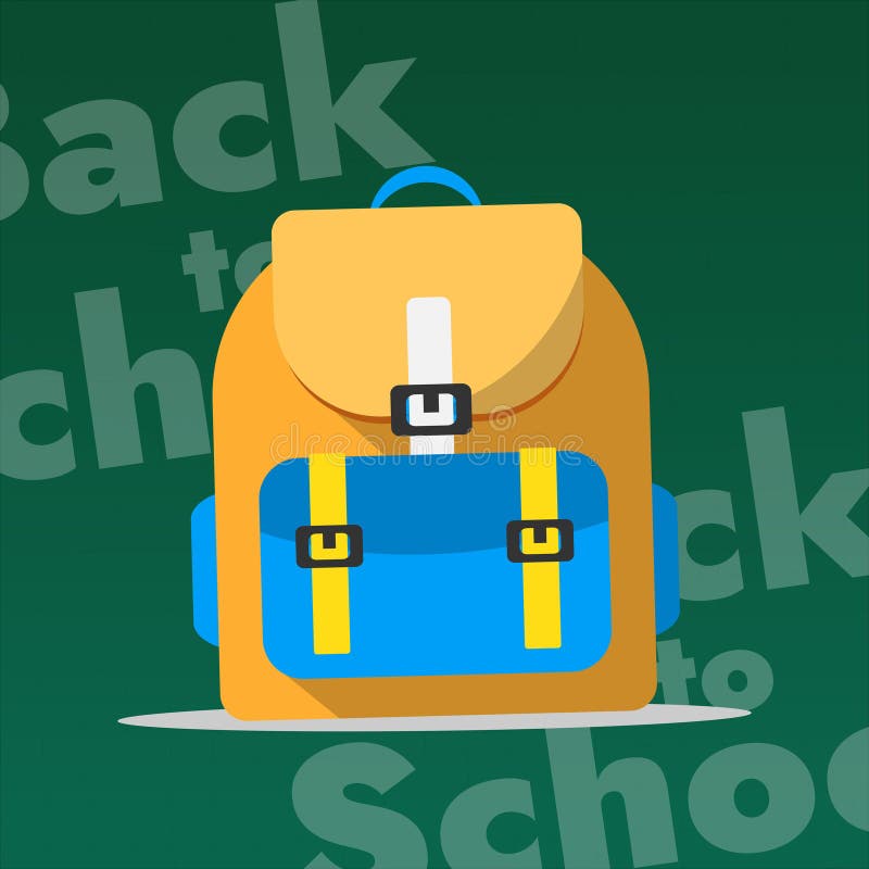 Vector Yellow Backpack Stock Illustrations – 6,724 Vector Yellow ...
