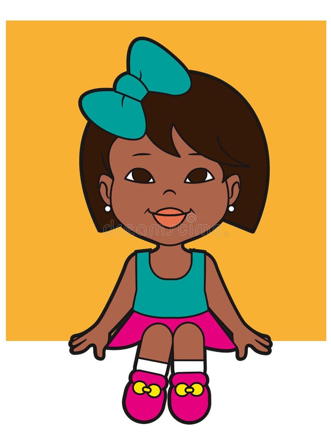 School Kid Sitting Cartoon Character Stock Vector - Illustration of ...