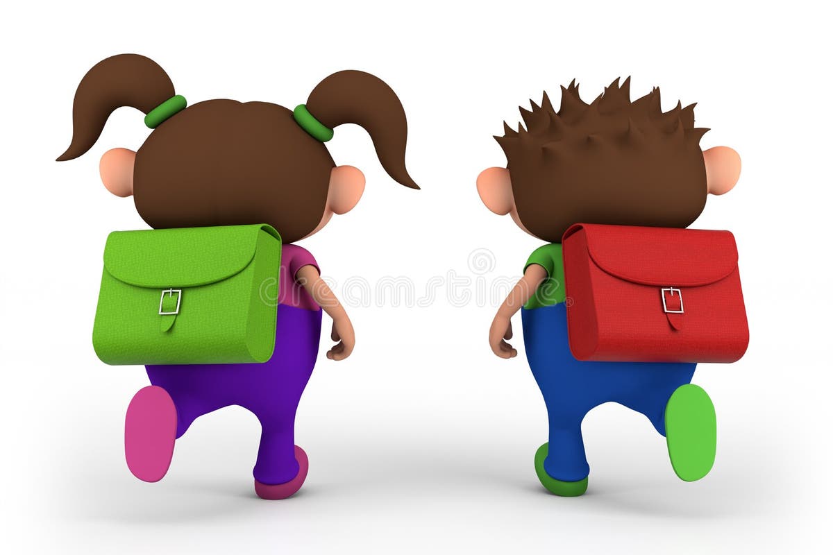 School Kids Running Stock Illustrations – 2,533 School Kids Running ...