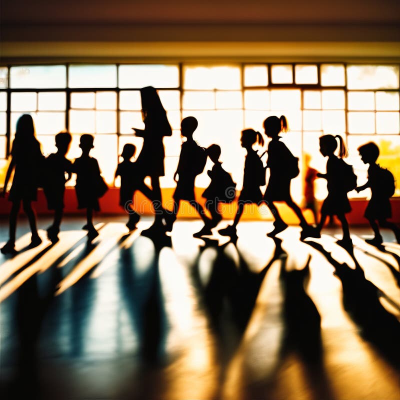 Classroom Silhouettes Stock Illustrations – 316 Classroom Silhouettes ...