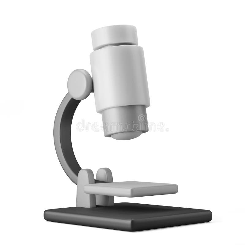 School Lab Science Microscope Biology Class Symbol 3d Rendering Icon ...
