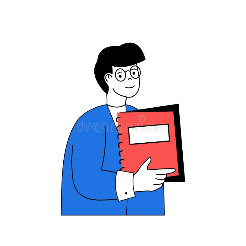 School Learning Concept with Cartoon People in Flat Design for Web ...