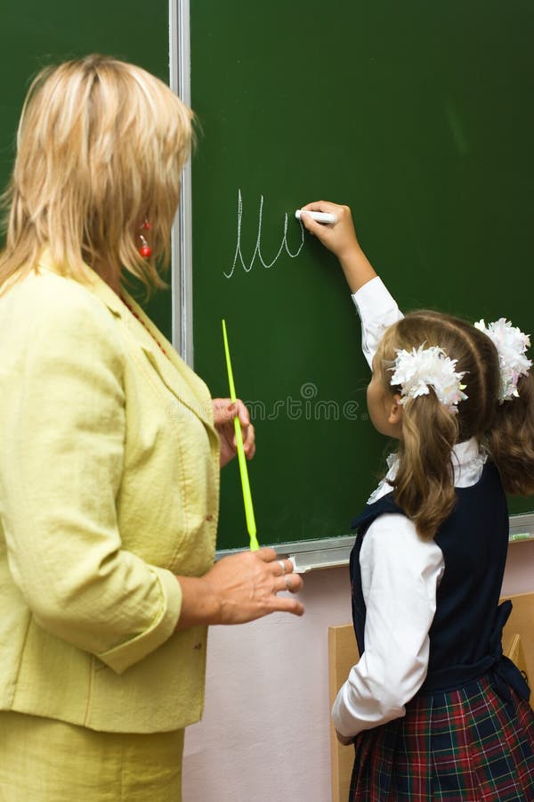 At a school lesson stock photo. Image of child, number - 11435182
