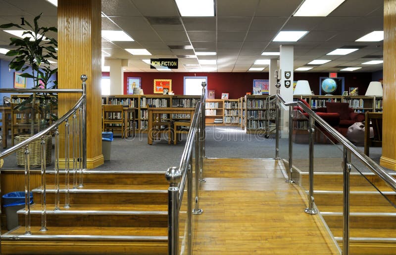 School Library Media Center Stock Photo - Image of references ...