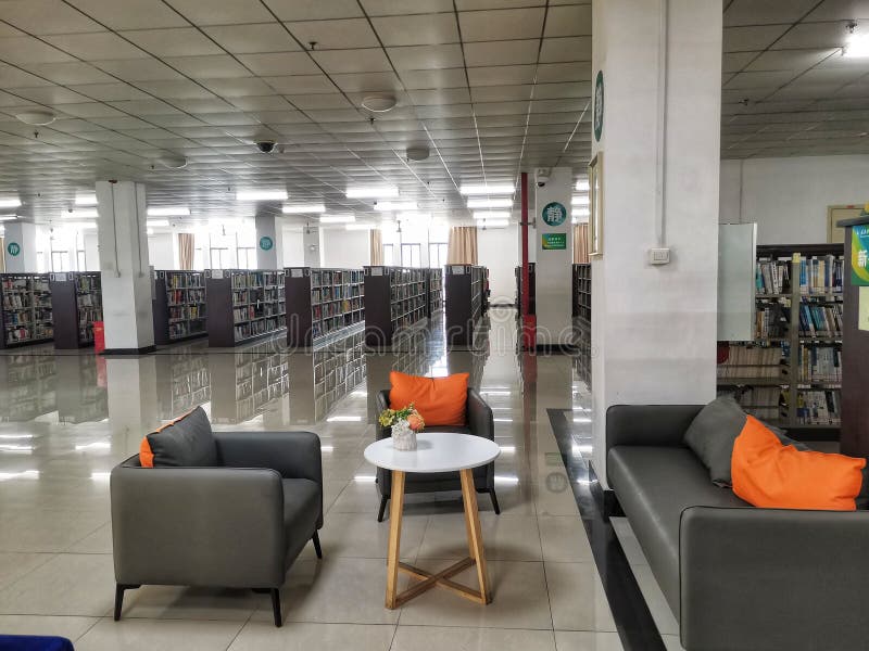 School library editorial photography. Image of sofa - 278476092
