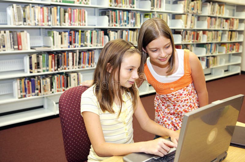 School Library - Help stock image. Image of literacy, research - 2841787