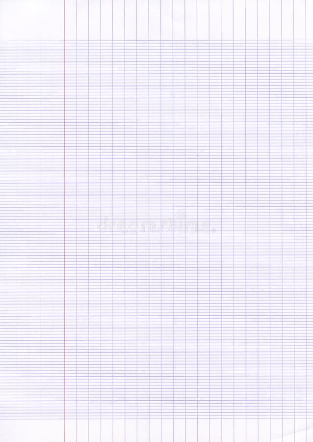 School Lined Paper Texture Background Stock Image - Image of sheet ...