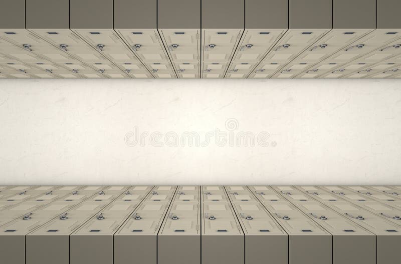 School Locker Corridor stock image. Image of security - 60268787