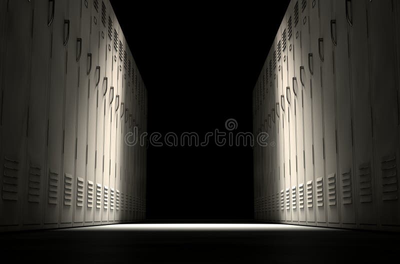 School Locker Row New stock image. Image of high, room - 62780511