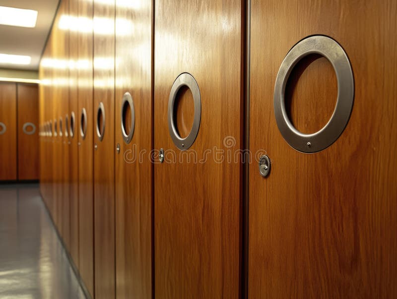 School Lockers stock image. Image of lockers, furniture - 380178947