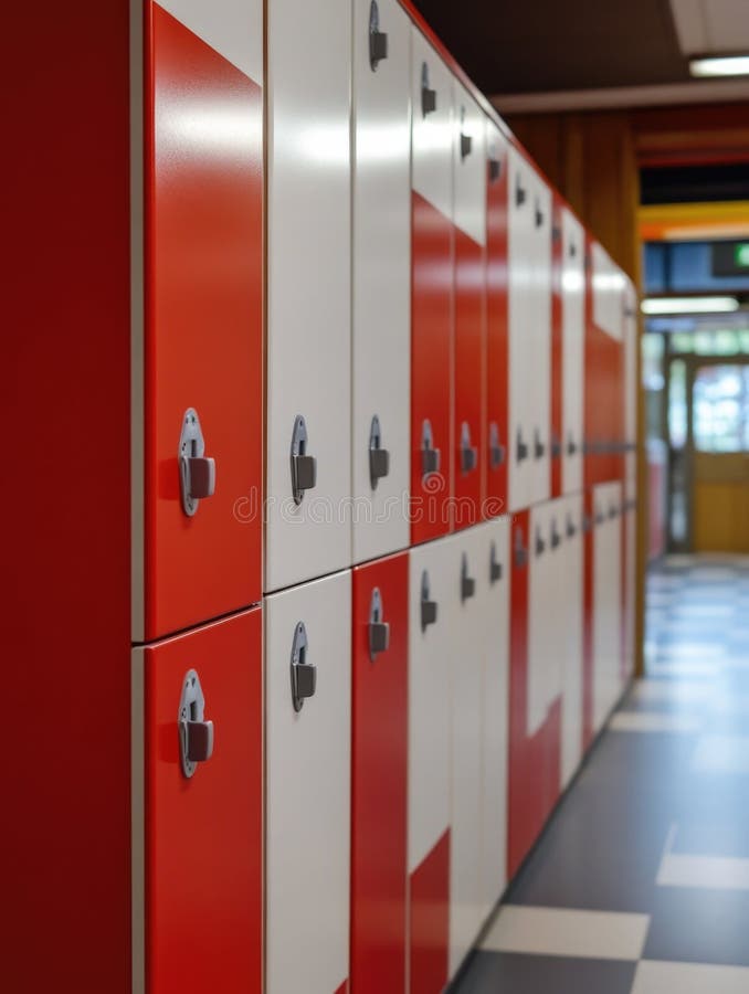 School lockers stock photo. Image of storage, personal - 358340060