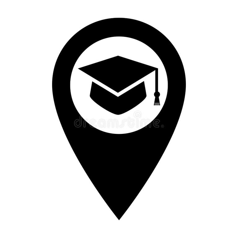 School map Icon stock vector. Illustration of placeholder - 270572356