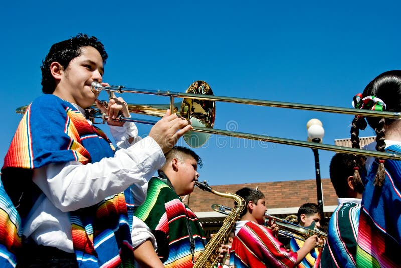 School marching band editorial stock image. Image of blue - 13224759