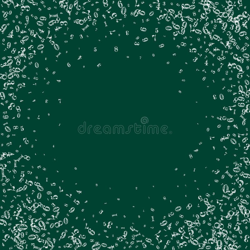 School Math Notebook Cover. White Stock Illustration - Illustration of ...