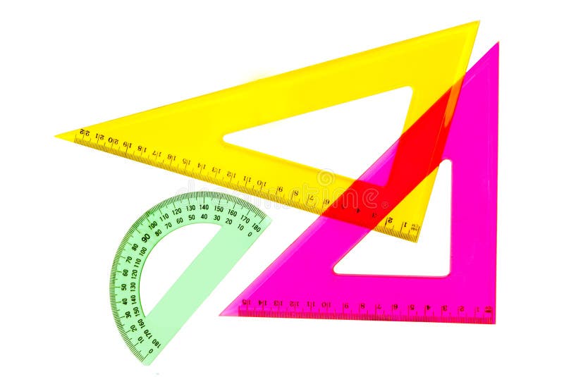 School Maths/technical Drawing Instruments Stock Photo - Image of ...