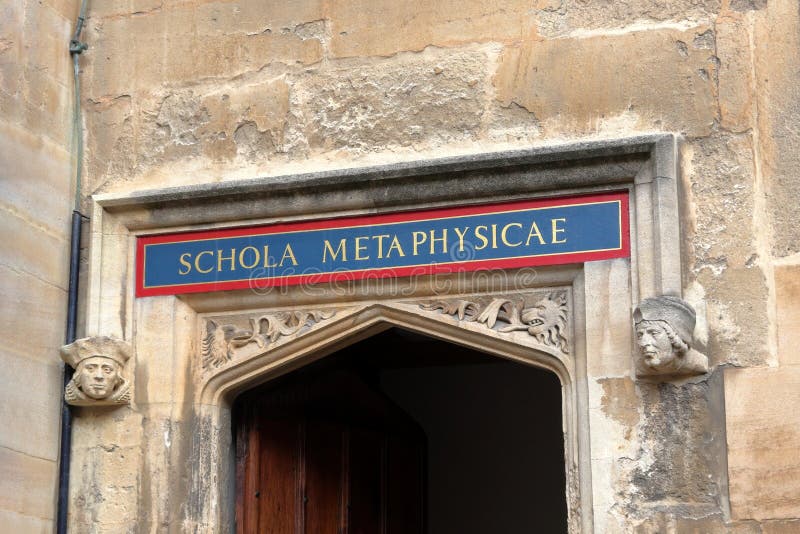 School of Metaphysics at the Bodleian Library Editorial Stock Photo ...