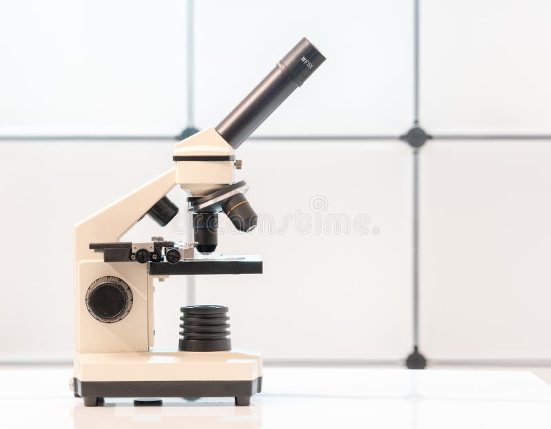 School Microscope in a Biology Class Stock Photo - Image of biology ...
