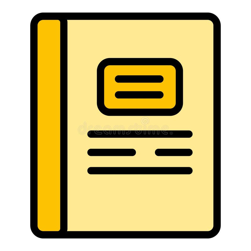 Notebook Icon, Realistic Style Stock Vector - Illustration of logo ...