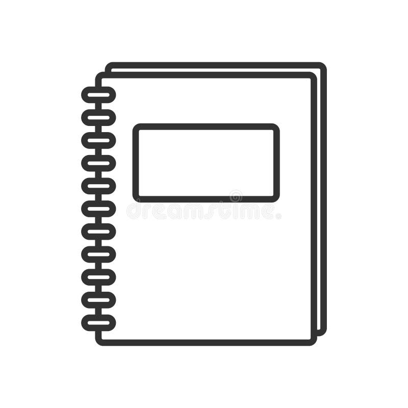 School Bus Outline Flat Icon on White Stock Vector - Illustration of ...