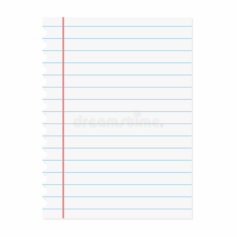 Lined Notepad Sheet Stock Illustrations – 6,257 Lined Notepad Sheet ...