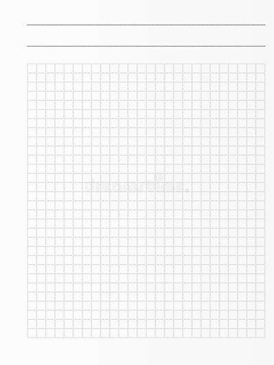 School Notebook Paper Sheet. Exercise Book Page Background Stock Vector ...