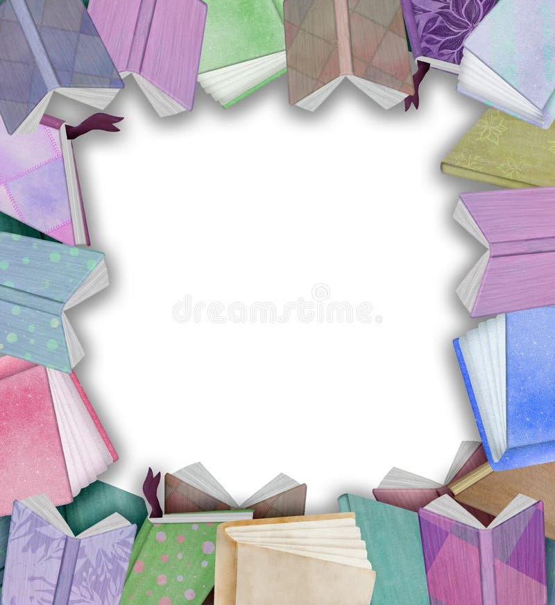 School NoteBooks Isolated Hand-painted Frame on Transparent Background ...