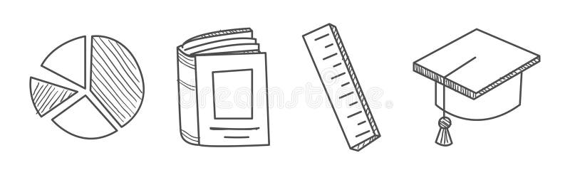 School Object and Supply for Education Vector Set Stock Vector ...