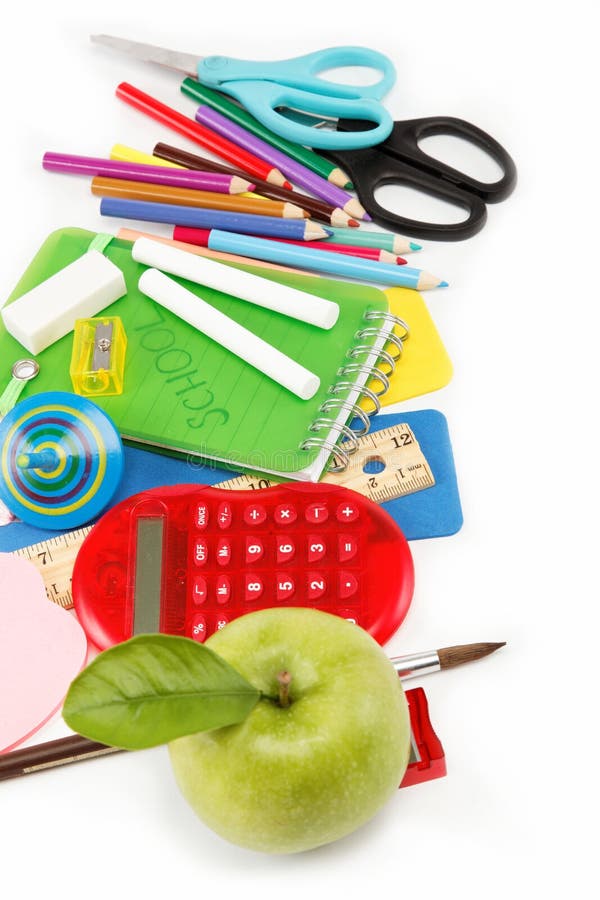 School and Office Supplies. Stock Photo - Image of case, paper: 26544180
