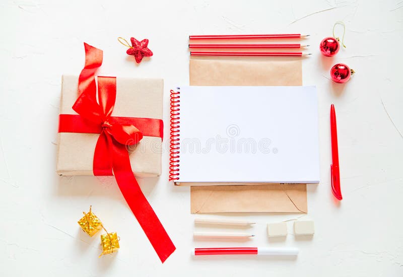 School or Office Table Near the Window. Supplies and Open Notebook ...