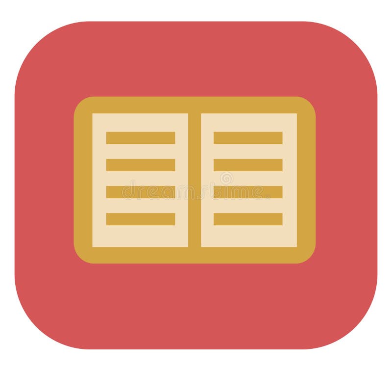 School. Open Book and School Subjects. Back To School. Vector ...