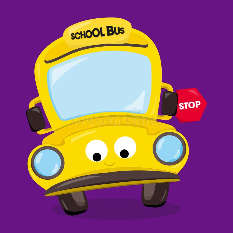 School Owl Bus 05 stock vector. Illustration of cartoon - 198990873