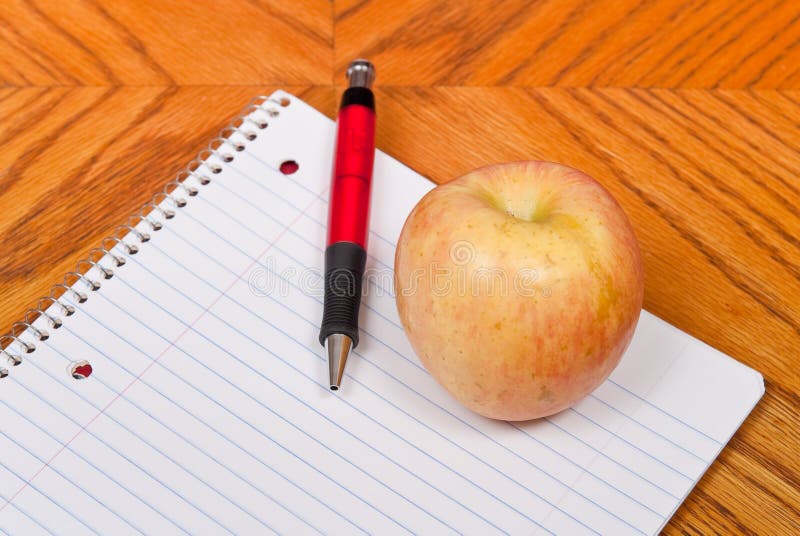 School Paper stock image. Image of empty, notebook, lunch - 14759699