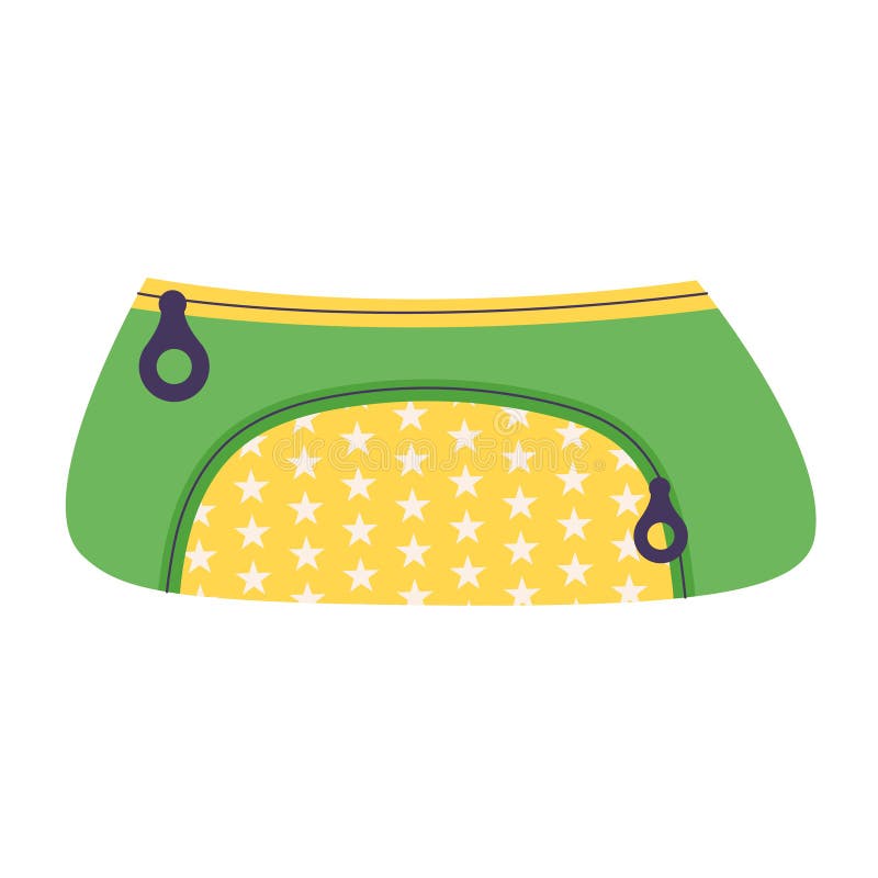 School Pencil Case. School Supplies. Vector Illustration Stock Vector ...