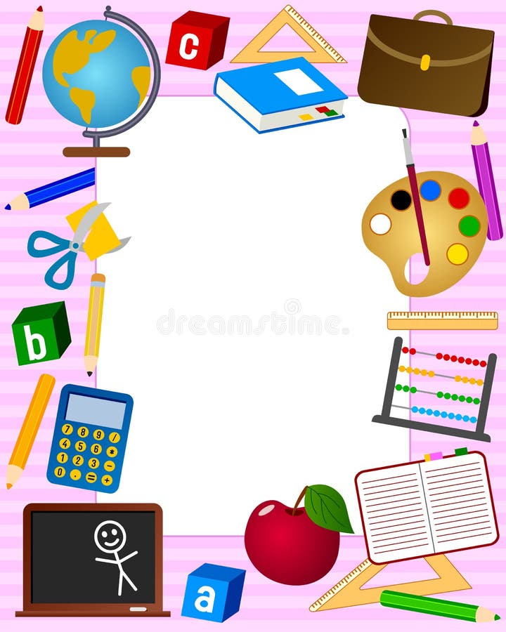 School Photo Frame [2] stock vector. Illustration of accessories - 10984367