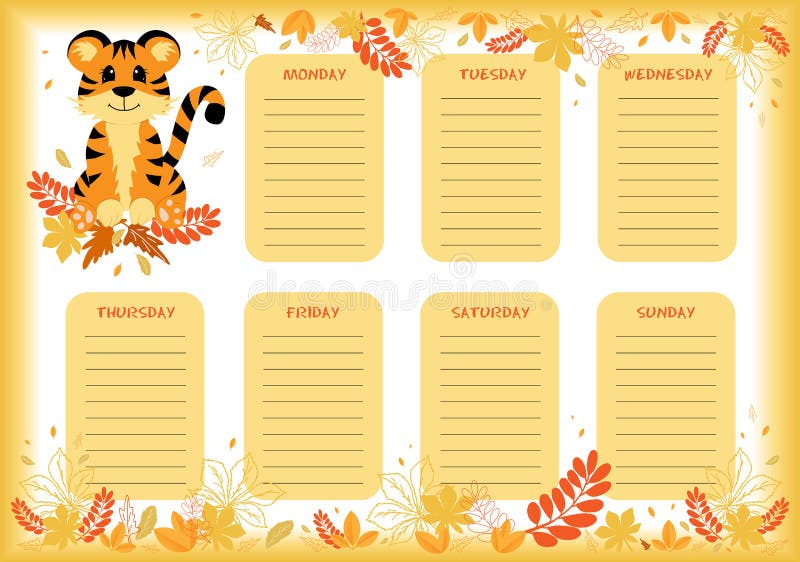 Tiger Planner Stock Illustrations – 973 Tiger Planner Stock ...