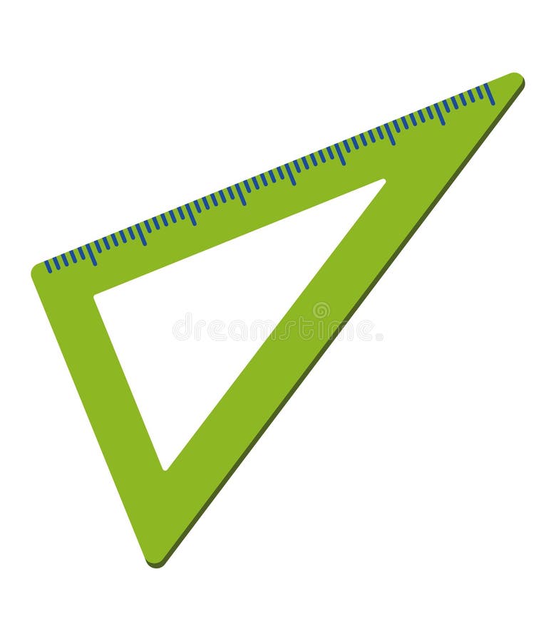 School Ruler Watercolor, Stylized Measuring Ruler Watercolor ...